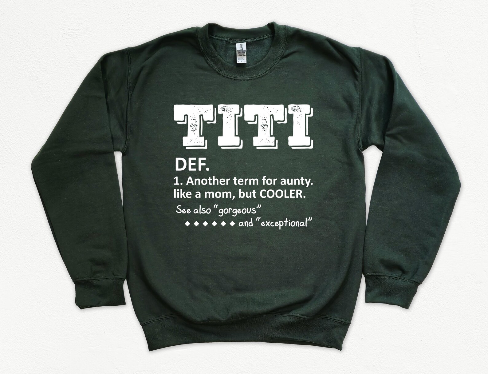 Titi Sweatshirt, Titi Definition Shirt, Funny Aunt Sweatshirt, Gift for ...