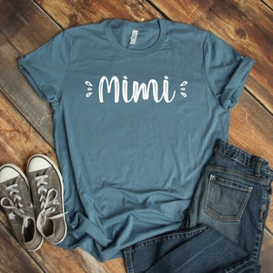 Mimi Shirt Unisex, Cute Mimi T Shirt, Mimi Gift, Gift for Mimi, Mimi ...