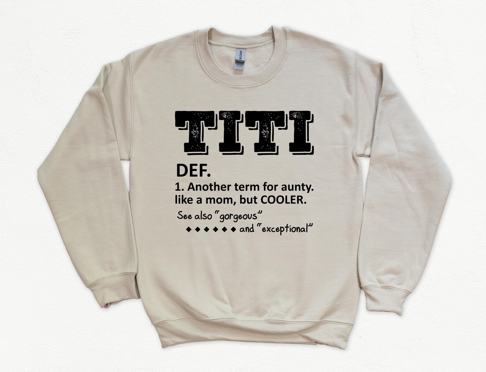 Titi Sweatshirt, Titi Definition Shirt, Funny Aunt Sweatshirt, Gift for ...