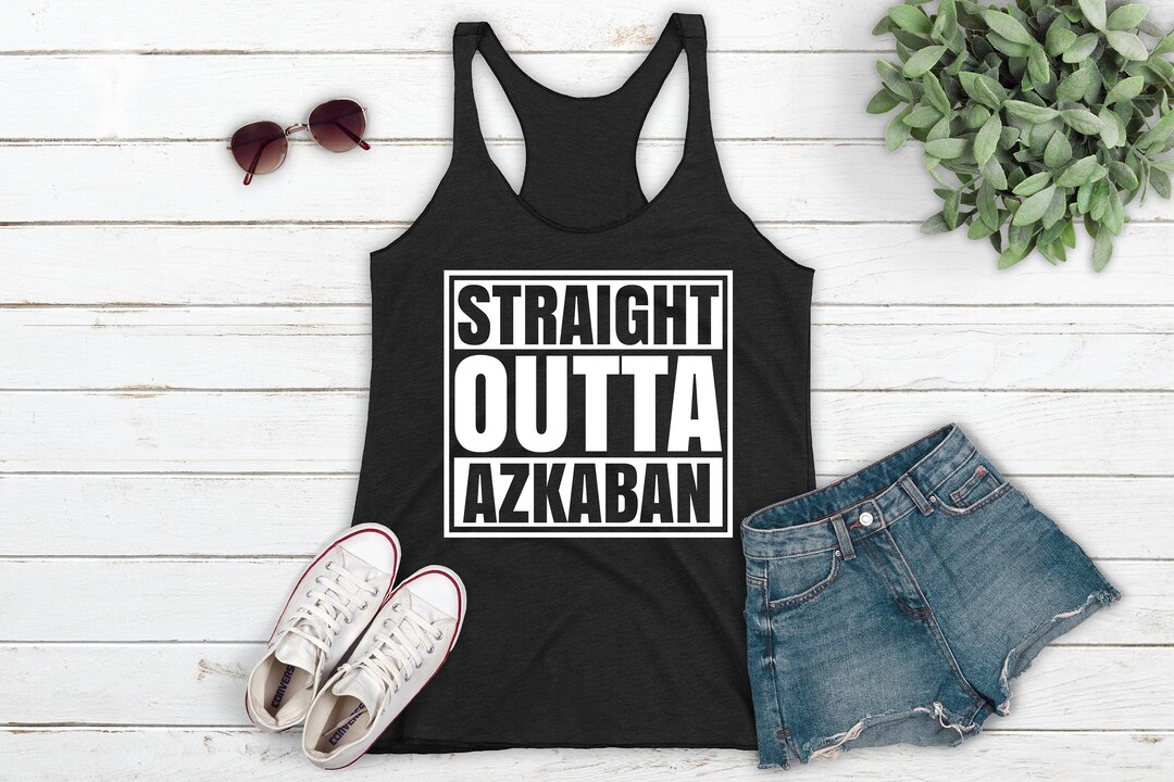 Women's Vacation Tank Top, Straight Outta Azkaban Tank, Nerd, Geek ...