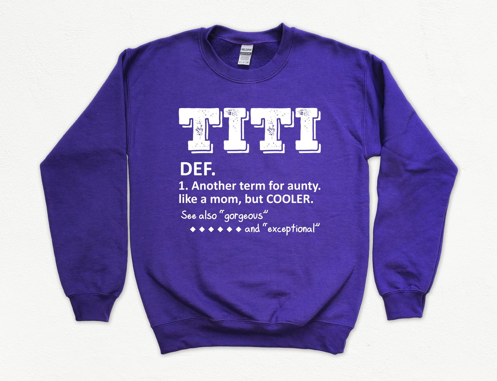 Titi Sweatshirt, Titi Definition Shirt, Funny Aunt Sweatshirt, Gift for ...