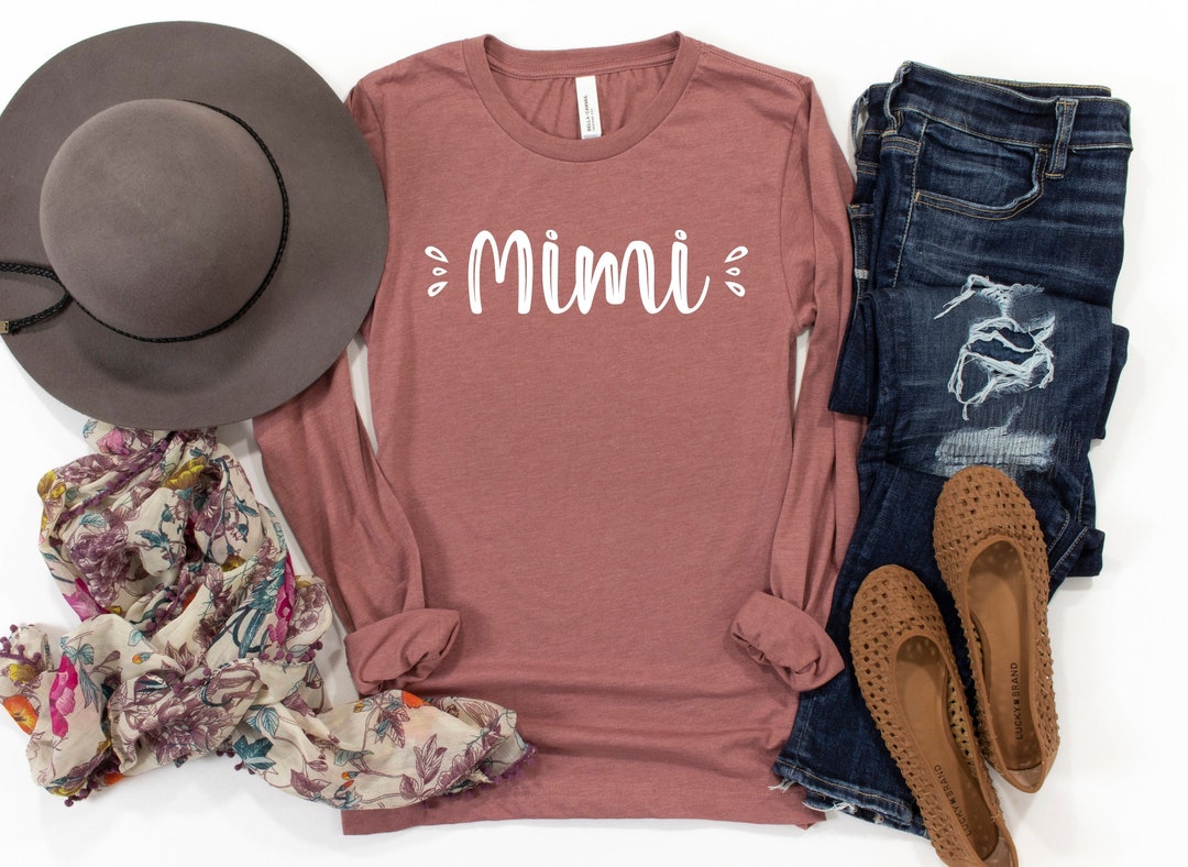 Mimi Shirt Long Sleeve Unisex, Long Sleeve Mimi Shirt, Mimi Tees, Mimi ...