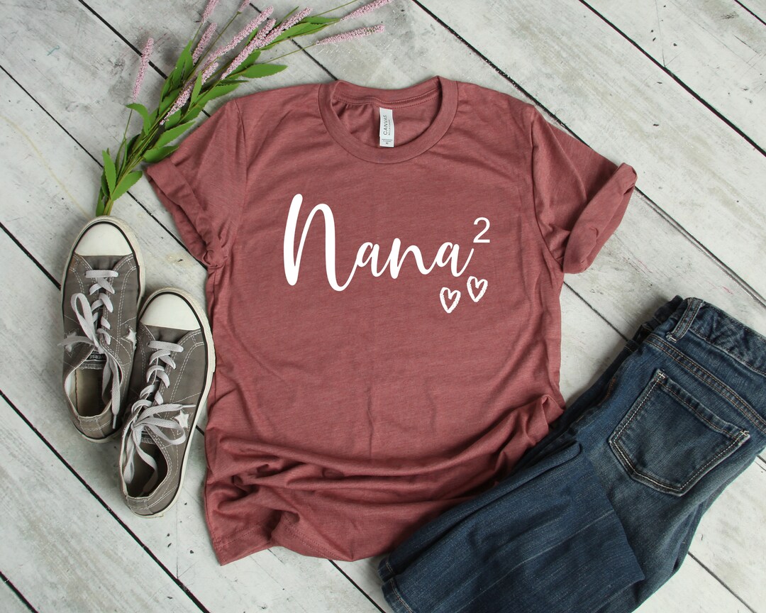 Nana Squared Shirt Unisex, Nana Shirt, Nana Again, Grandma Again, Nana ...