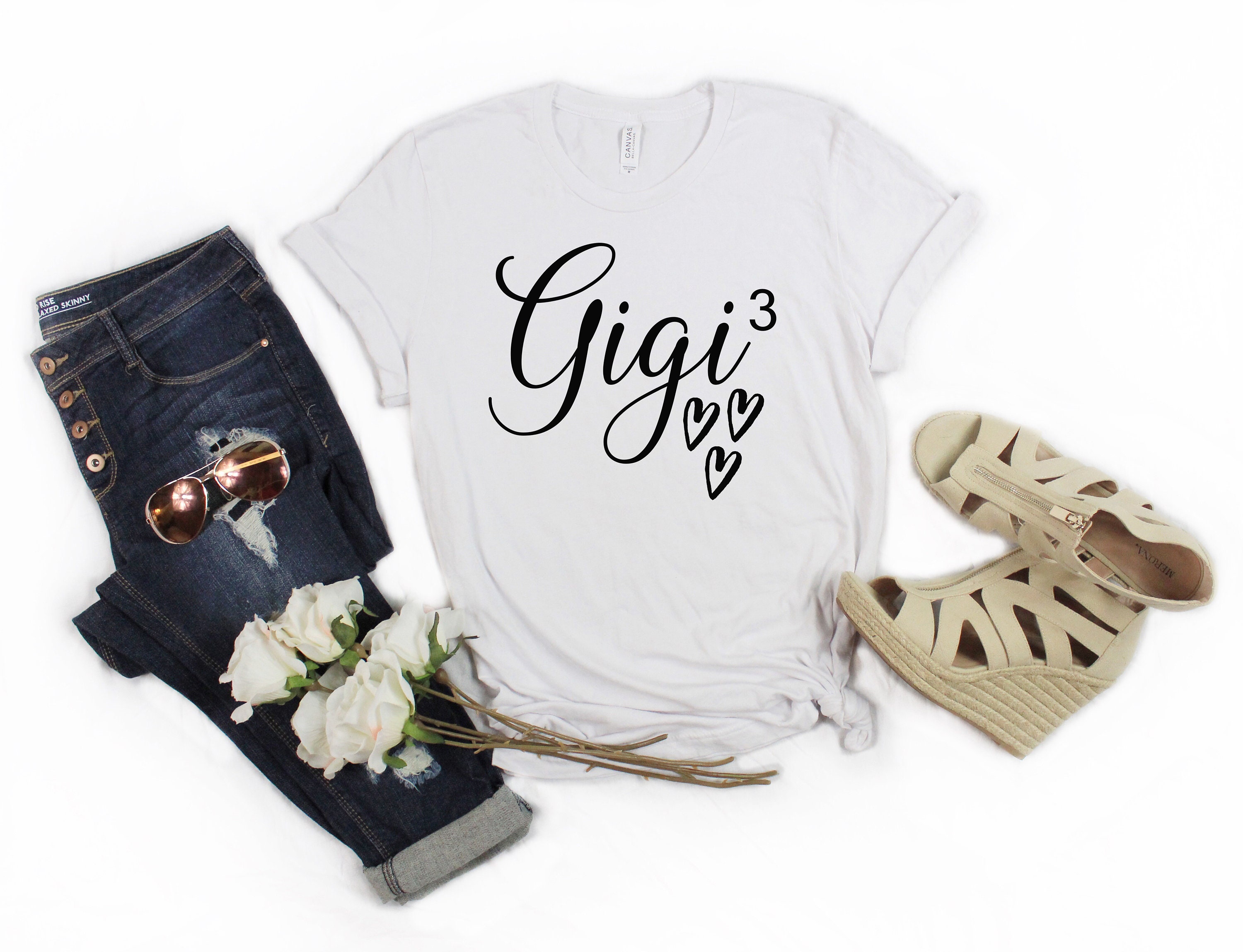 Gigi Shirt Unisex Gigi Cubed Shirt Gigi to the Power of | Etsy