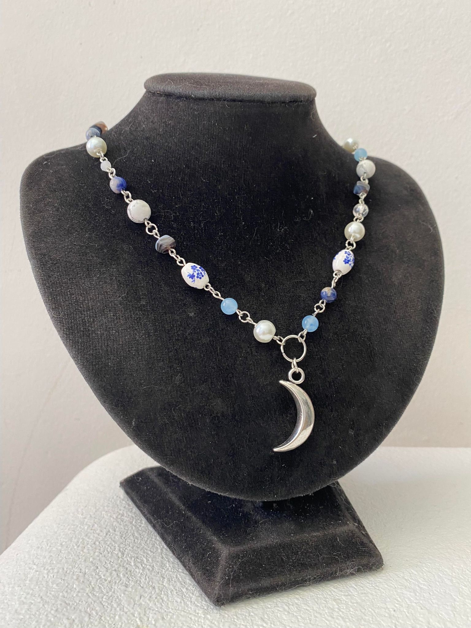 Single-chain Beaded Charm Colour Necklaces Hand-made Necklaces - Etsy