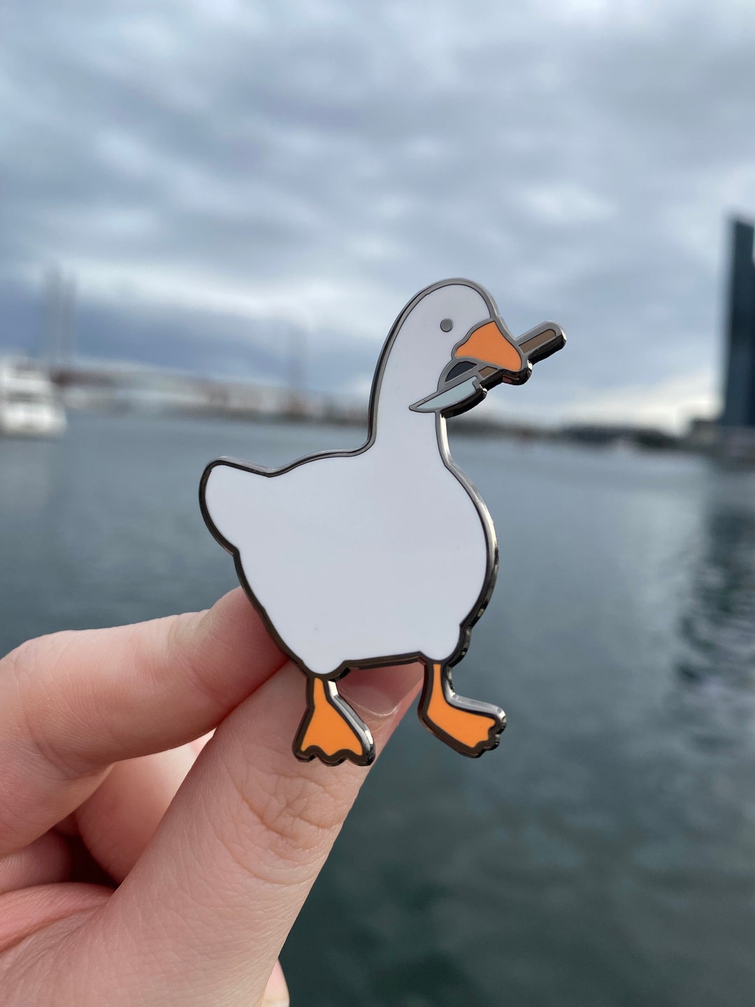 Untitled Goose Game Enamel Pin - Etsy