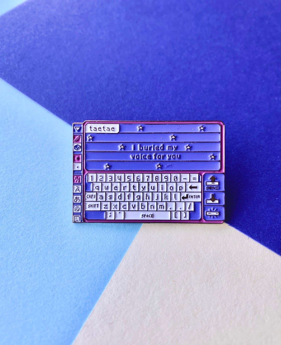Pictochat BTS Series Enamel Pin - Etsy