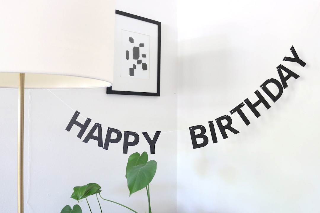 Personalized Birthday Banner, Eco-friendly Party Decor - Etsy