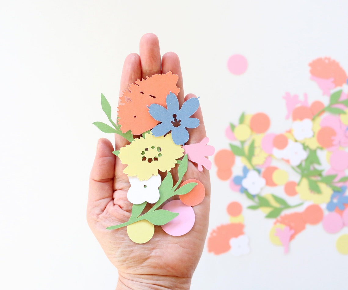 Handmade Wildflower Confetti, Fall Floral Table Decor - Etsy