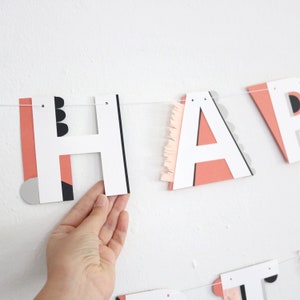 DIY Happy Birthday Banner Kit Paper Art Collage Garland Make - Etsy