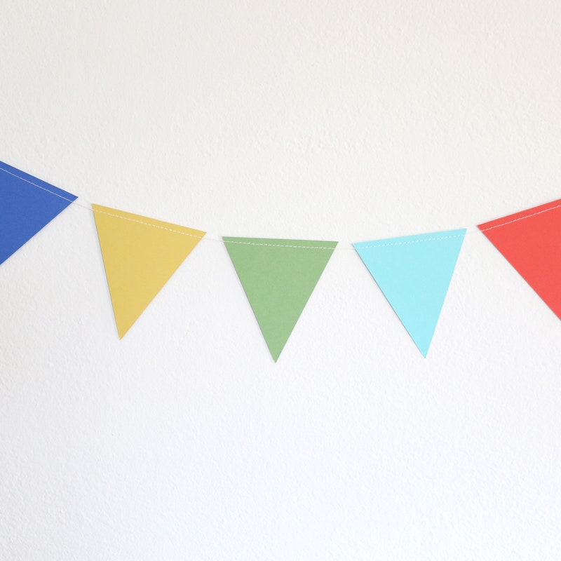 Long Bunting Triangles - Etsy