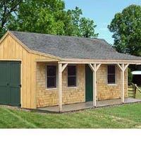 Modern House Cabin Plan, 20'x25' Lean Cottage Architectural Blueprint ...