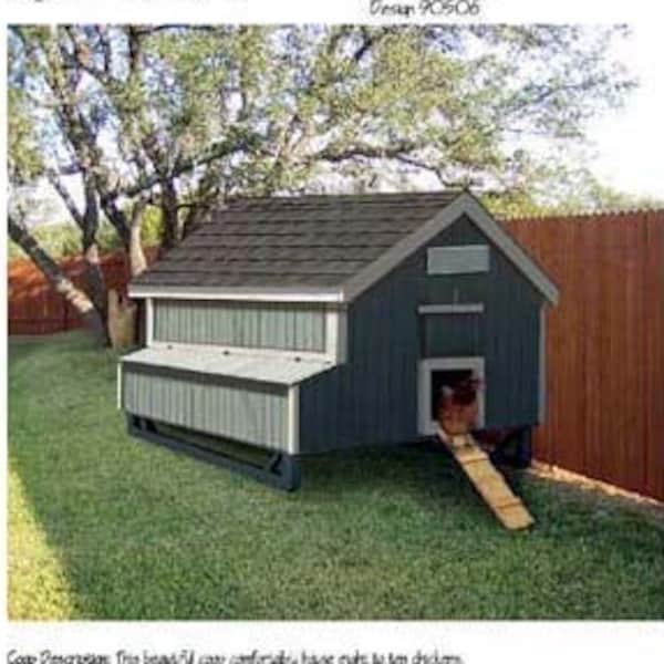 Duck House Blueprint - Etsy