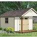 20' X 12' Cabin / Guest House Building Covered Porch / Shed Plans ...