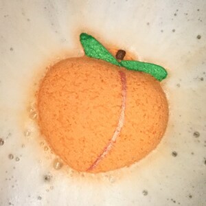 Peach Bath Bomb. Peachy Bath Bomb. Peaches and Cream Scented ...