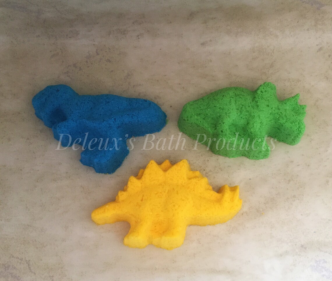 Dinosaur Bath Bombs. Cute Dinosaur Shapes. T-rex Bath Bomb. - Etsy