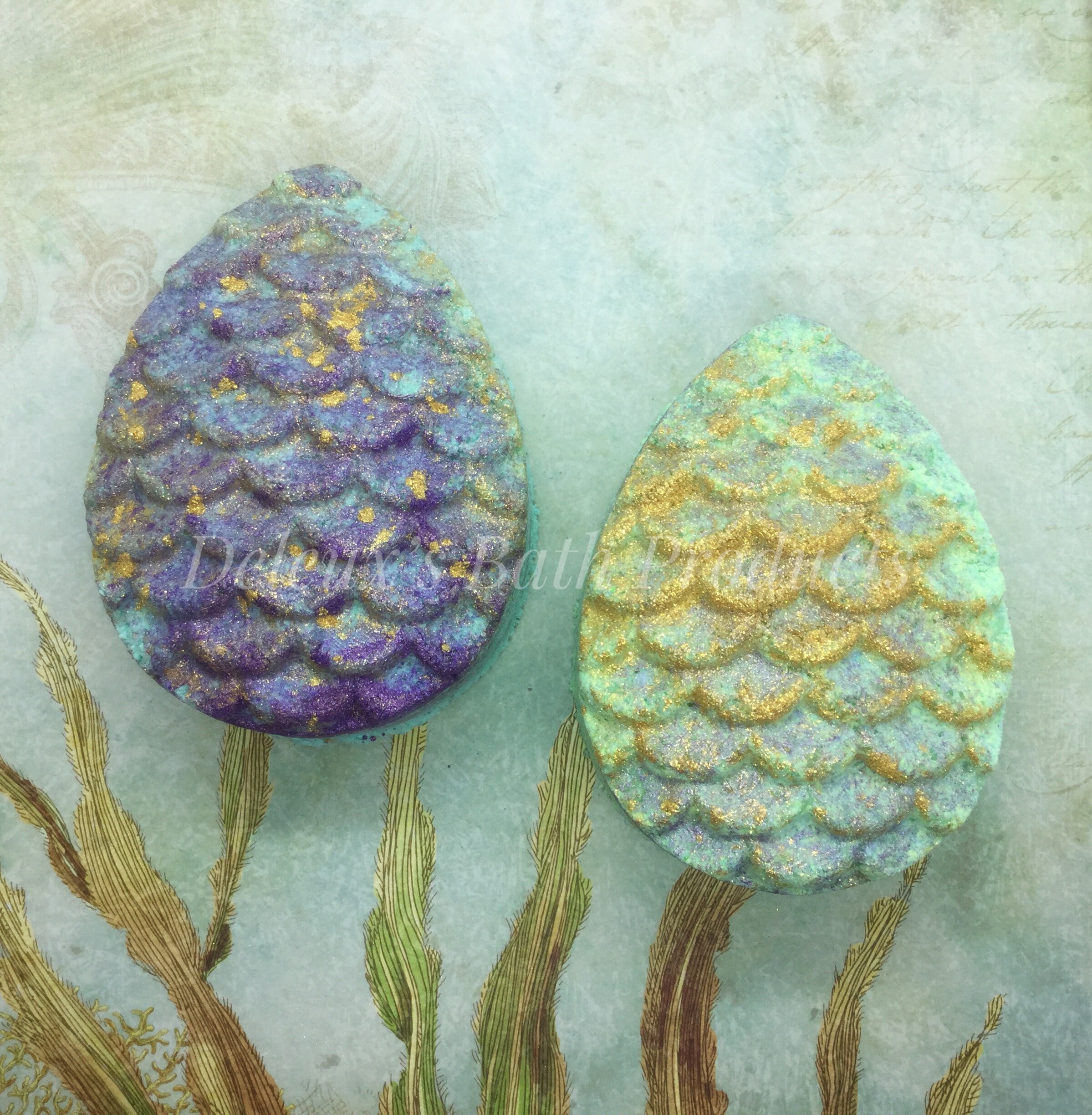 Mermaid Scale Bath Bomb. Mermaid Scales. Mermaid Bath Bomb. Gift for ...