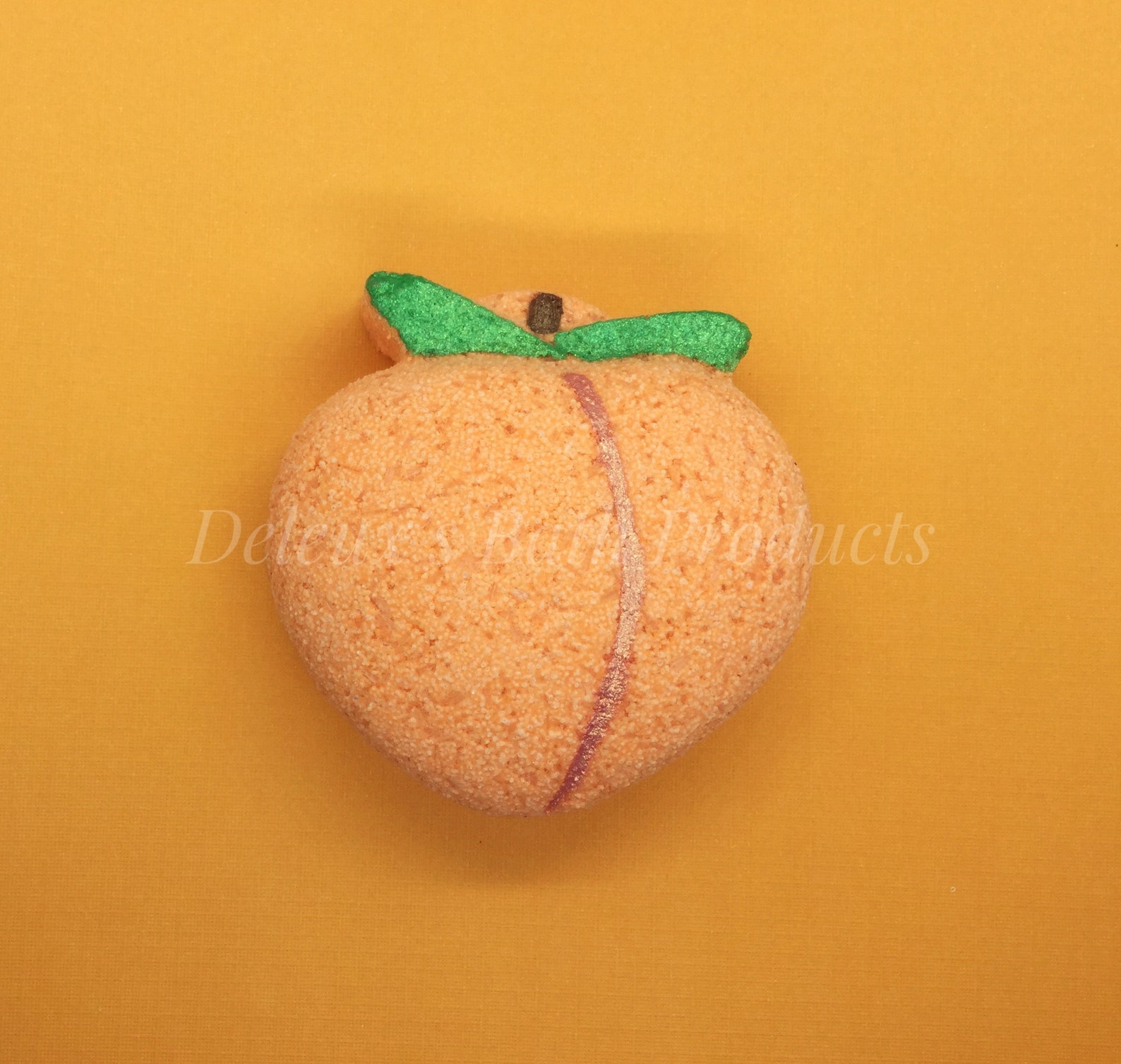 Peach Bath Bomb. Peachy Bath Bomb. Peaches and Cream Scented ...