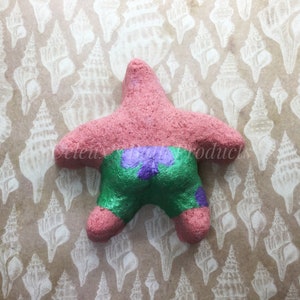 Cheeky Starfish Bath Bomb. Ocean Themed Bath Bomb. Cheeky Patrick. Pink ...