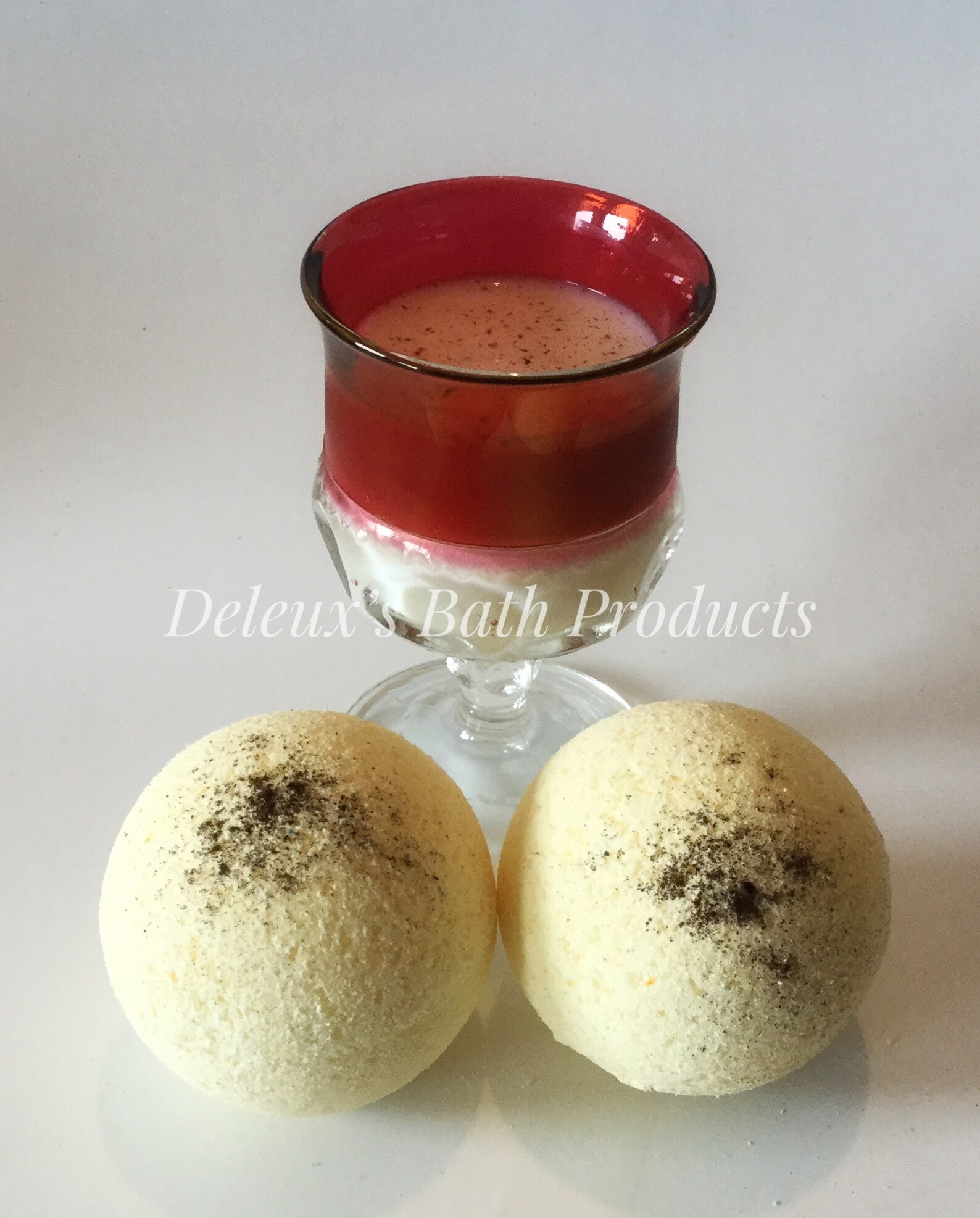 Eggnog Bath Bomb. Nutty Nog Bath Bomb. Christmas Bath Bomb. Christmas ...