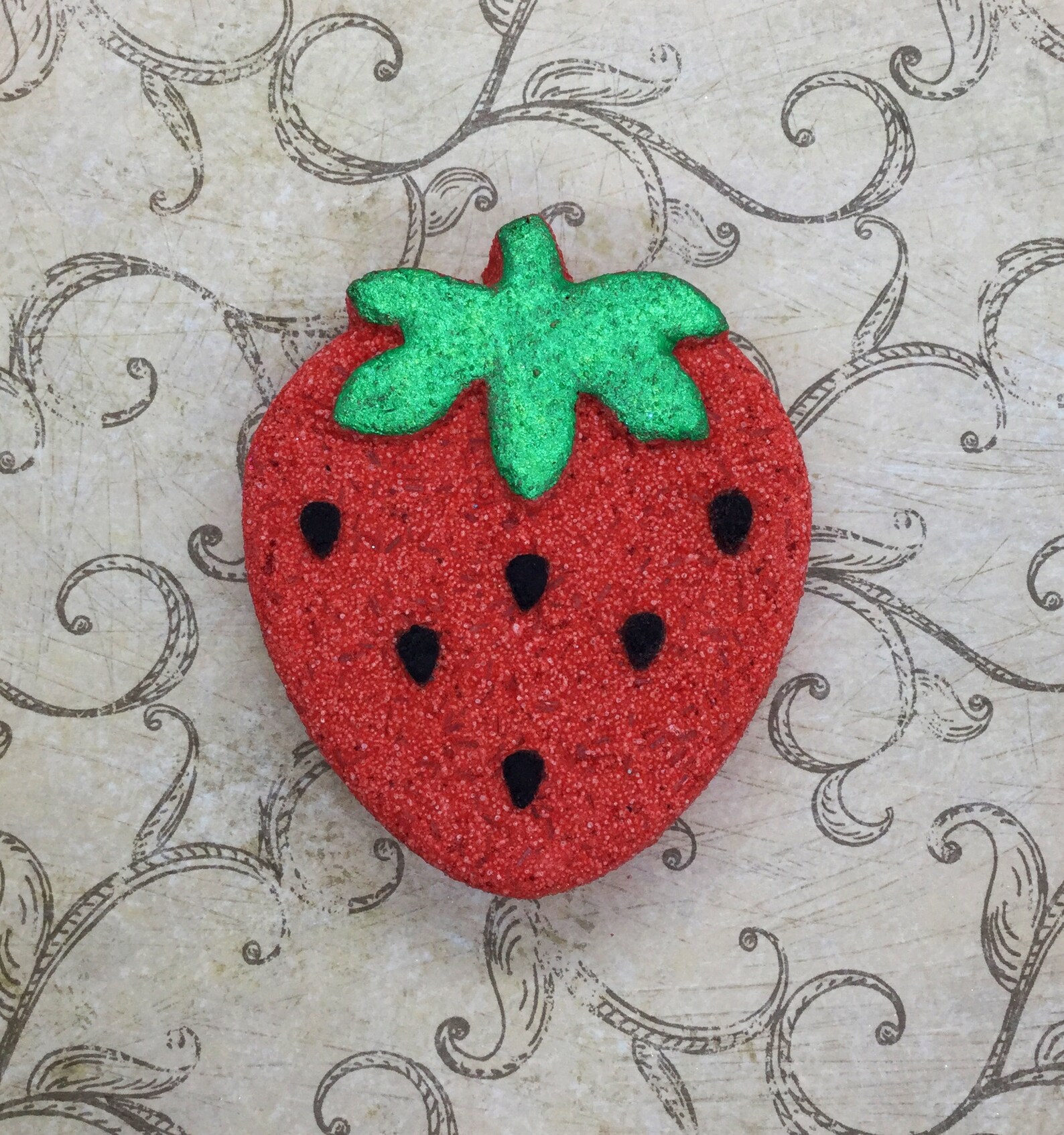 Strawberry Bath Bomb. Cute Bath Bomb. Strawberry Fields. Bath Bomb Gift ...