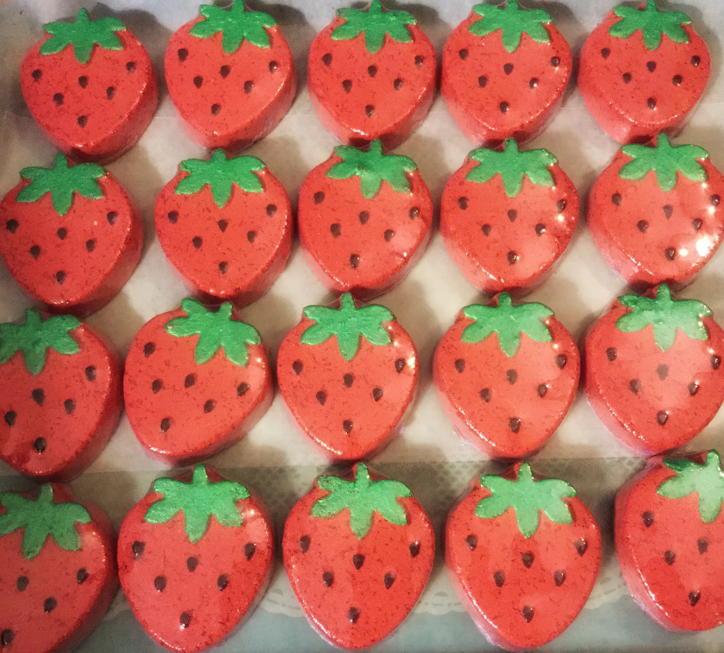 Strawberry Bath Bomb. Cute Bath Bomb. Strawberry Fields. Bath Bomb Gift ...