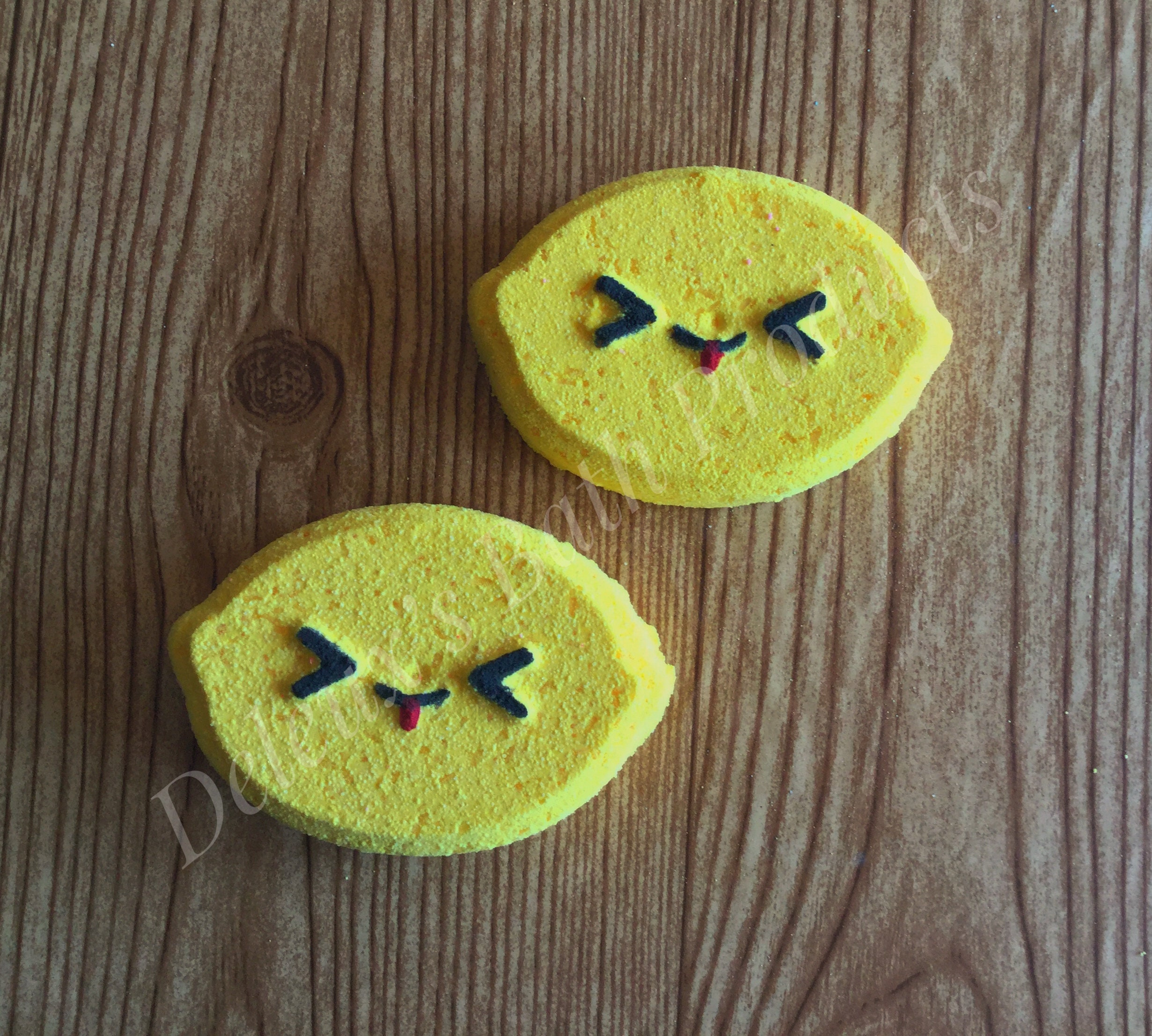 Lemon Bath Bomb. Fruit Bath Bomb. Lemon Theme. Gift for | Etsy