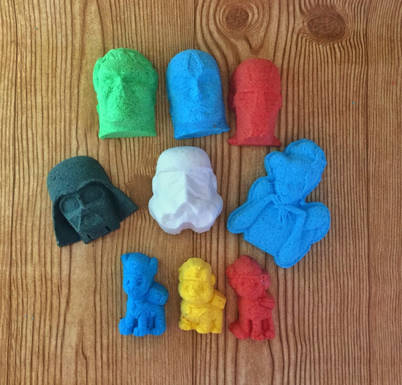 Novelty Shaped Bath Bombs. Character Shaped Bath Bombs. Small | Etsy