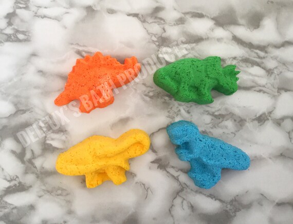Dinosaur Bath Bombs. Cute Dinosaur Shapes. T-rex Bath Bomb. | Etsy