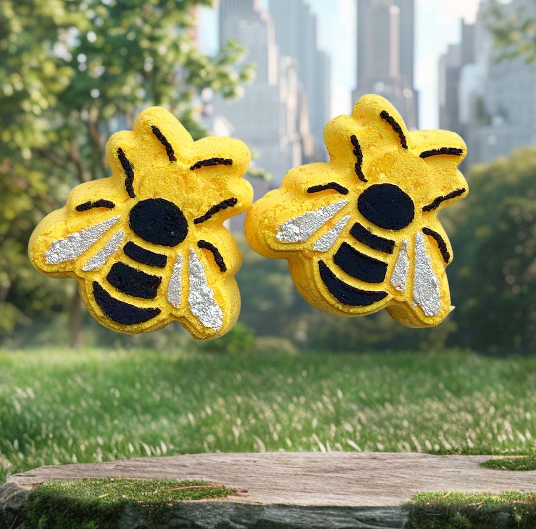 Bee Bath Bomb. 2 Pack. Two Bath Bombs. Bumblebee Bath Bomb. Adorable ...