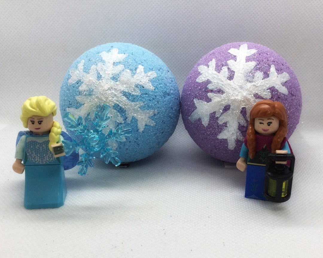 Toy Bath Bombs. Set of Two. Queen Bath Bombs. Toy Inside. Snowflake ...