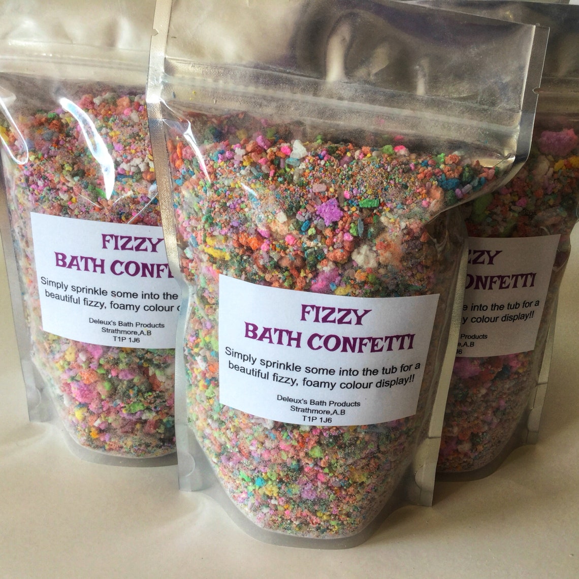 Confetti Bath Bomb. Bath Bomb Dust. Fizzy Bath Confetti. Bath | Etsy