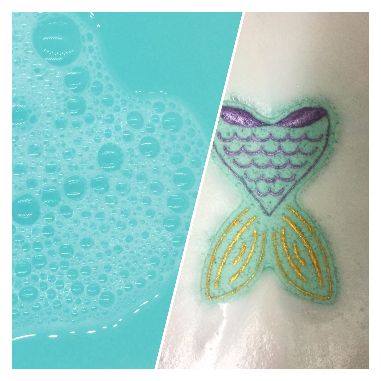 Mermaid Tail Bath Bomb. Mermaid Bath Bomb. Water Themed Bath Bomb ...