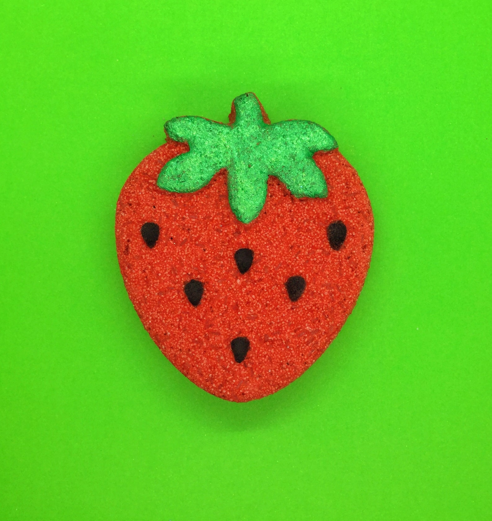 Strawberry Bath Bomb. Cute Bath Bomb. Strawberry Fields. Bath Bomb Gift ...