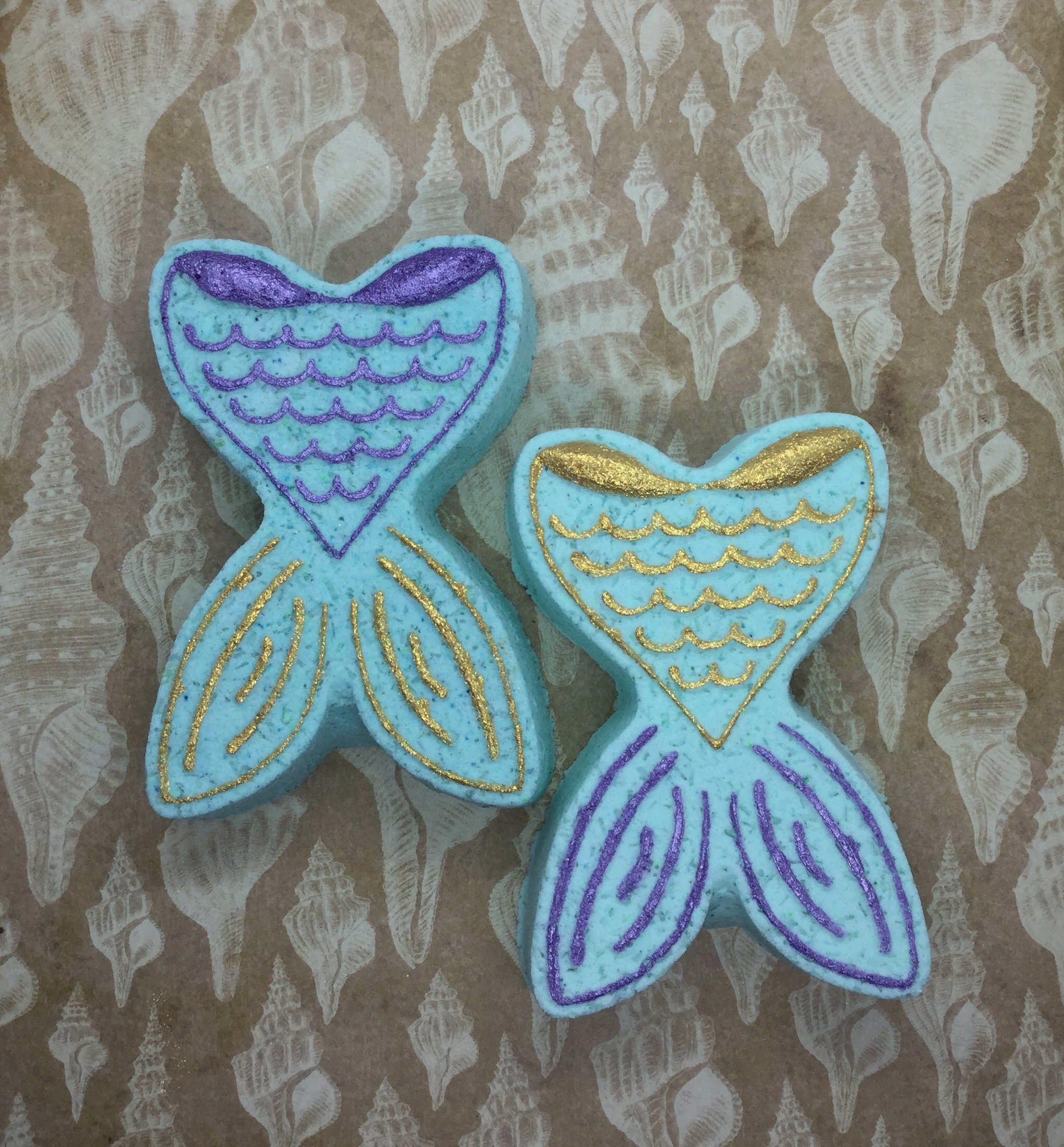 Mermaid Tail Bath Bomb. Mermaid Bath Bomb. Water Themed Bath | Etsy