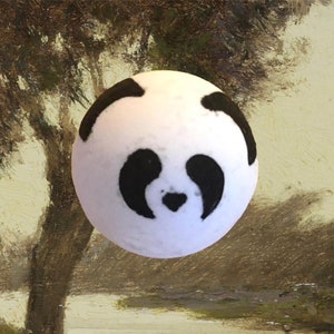 Panda Bath Bomb. Colour-changing Bath Bomb. Red Bath Bomb - Etsy