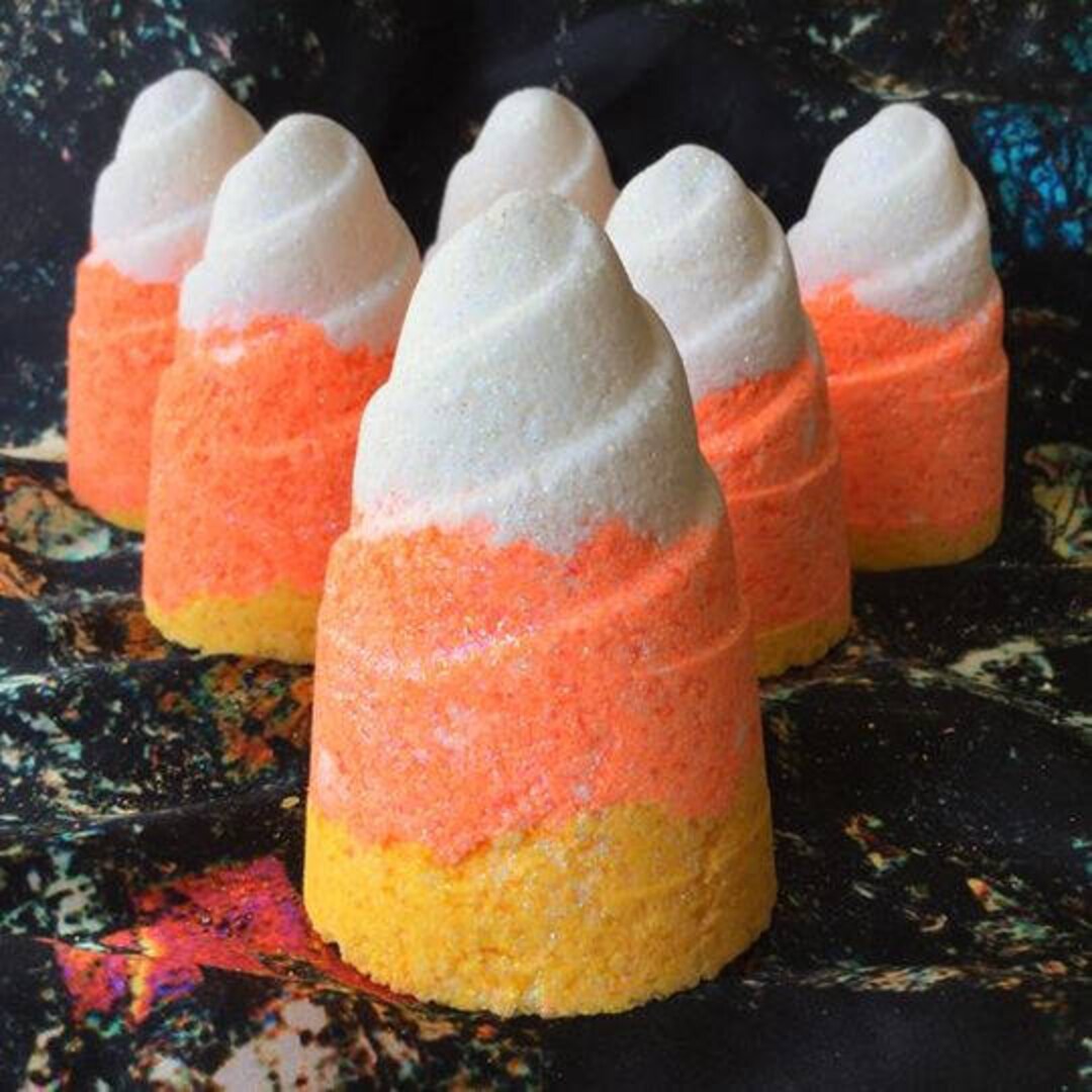 Candy Corn Mountain Bath Bomb. Halloween Bath Bomb. - Etsy Canada
