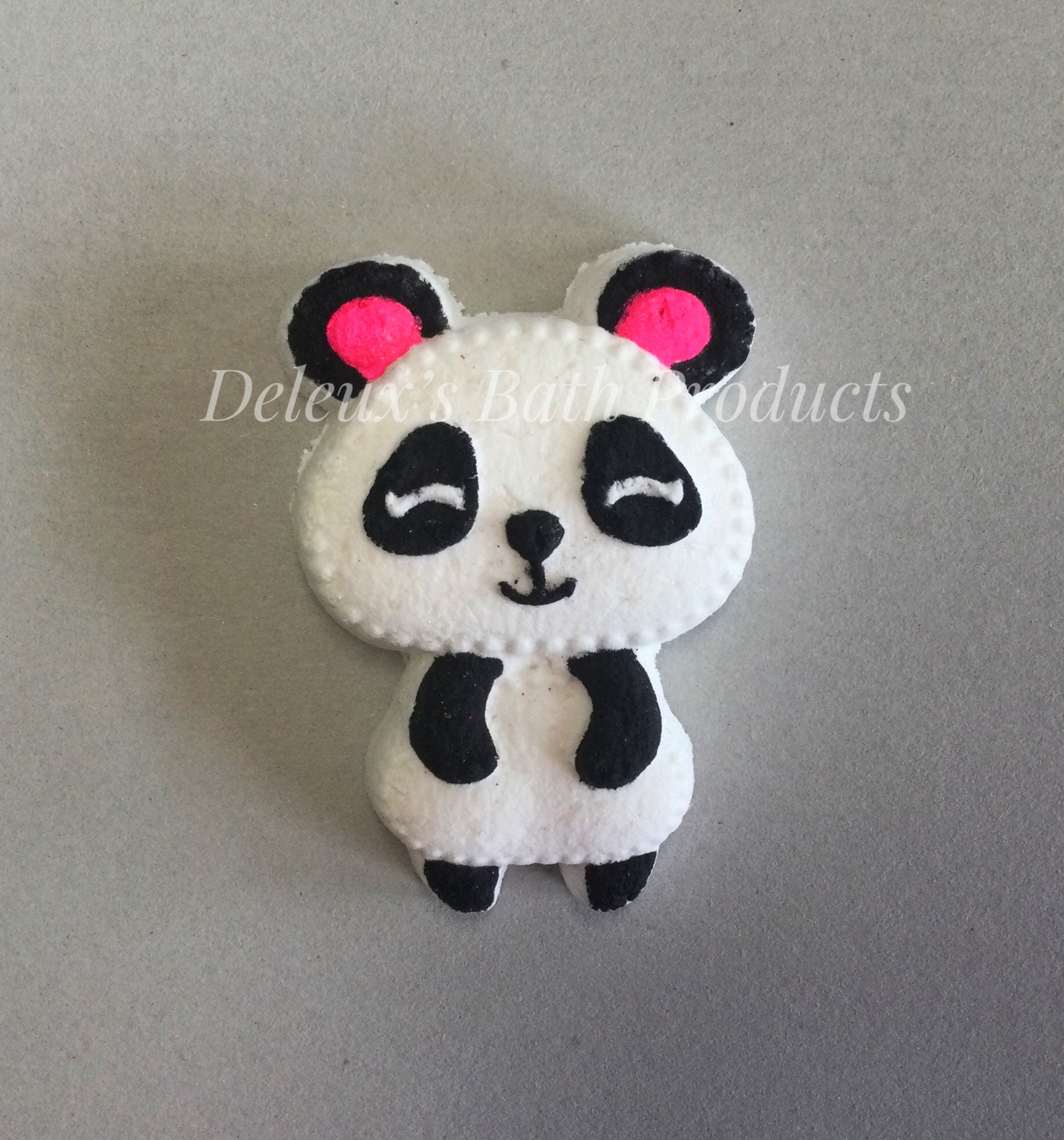 Panda Bath Bomb. Cute Bath Bomb. Panda Bath Fizzie. Black and - Etsy