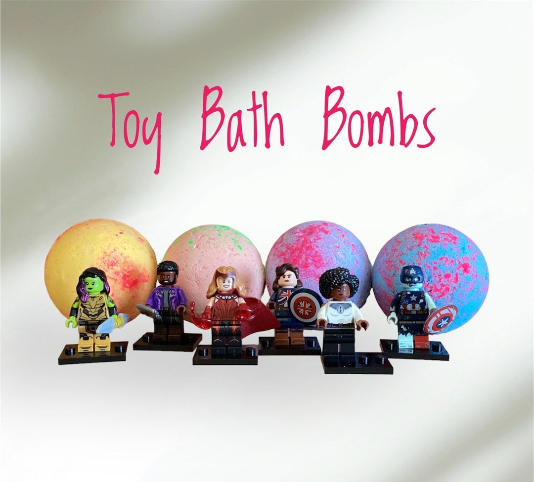 Toy Bath Bomb. Limited Edition. Superhero Bath Bomb. Toy Inside Bath ...