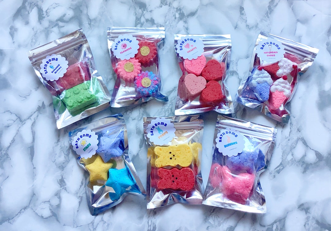Mini Bath Bomb Packages. Mini Bath Bomb Gifts. Ice Cream Shale Bath ...
