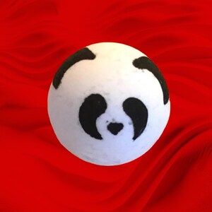 Panda Bath Bomb. Colour-changing Bath Bomb. Red Bath Bomb - Etsy