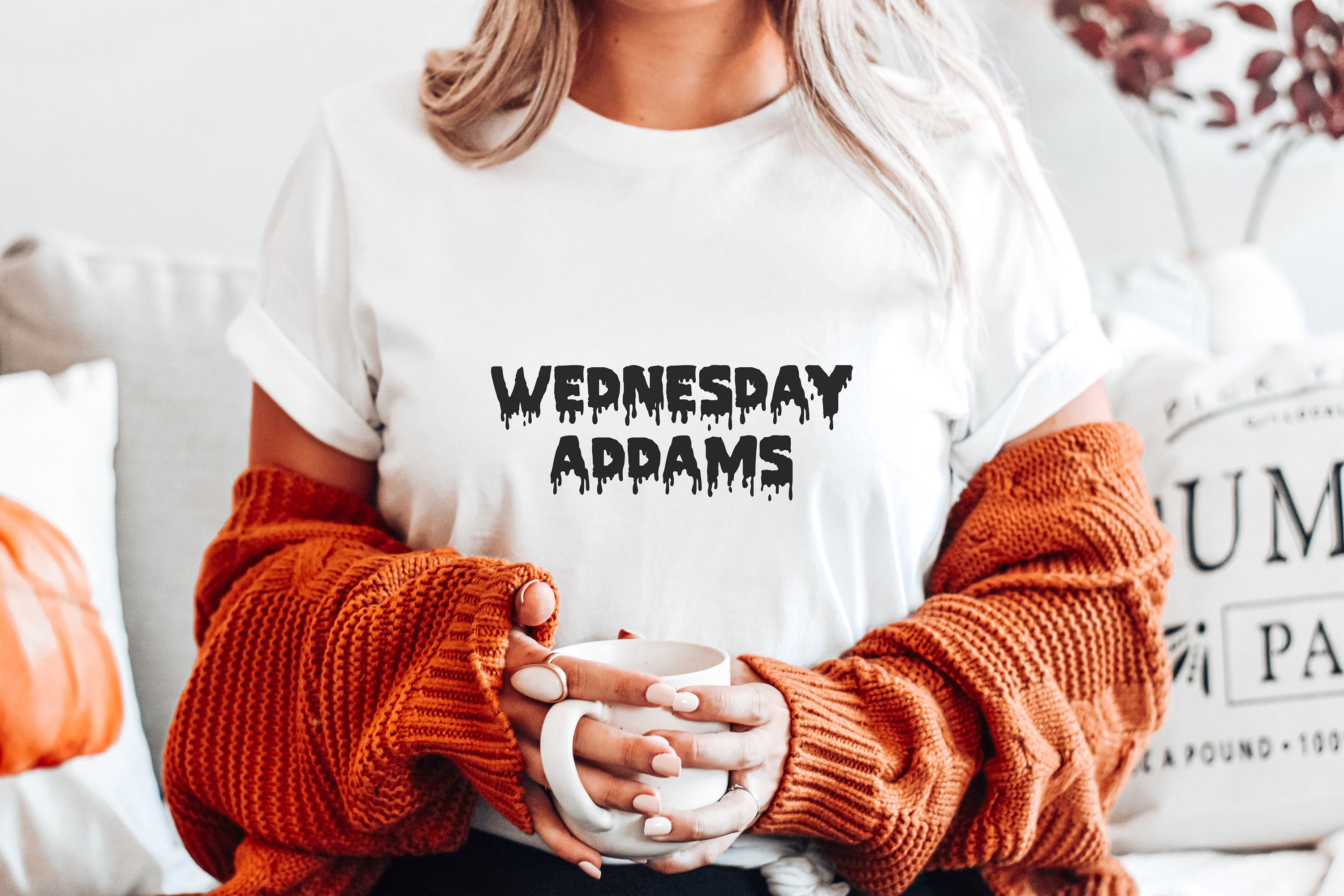 Wednesday Addams T-shirt Goth Retro 90s Emo T-Shirt