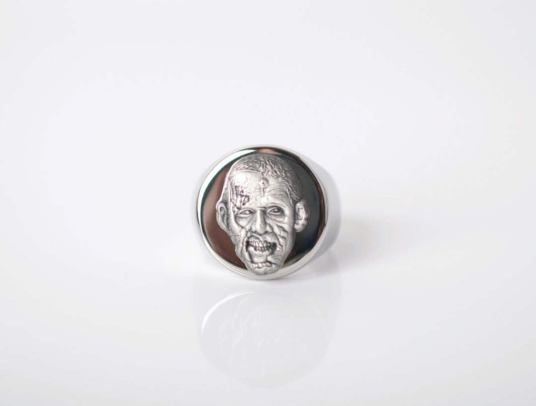 Zombie Ring 22g Stainless Steel, Halloween - Etsy