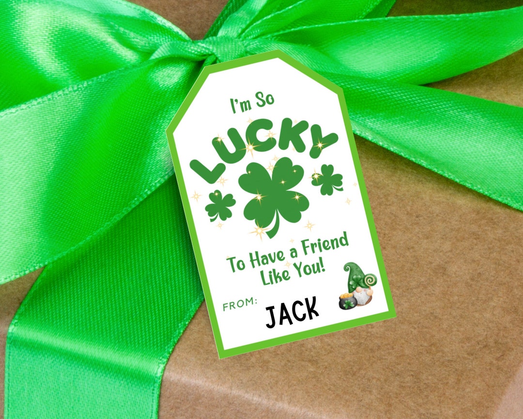 Printable St Patricks Day Tags, St Patricks Day Treats Tags, Leprechaun ...