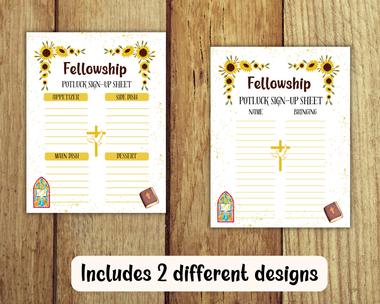 Church Potluck Sign up Sheet, Church Sign up Form, Potluck Sign up Form ...