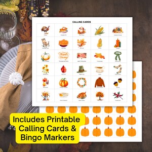 Thanksgiving Bingo, Thanksgiving Printable, Homeschool Printable, Fall ...