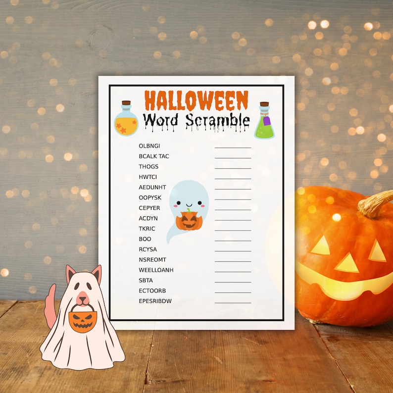 Halloween Printable 13 Game Bundle | Halloween Party Games | Halloween ...