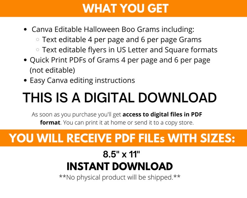 Editable Halloween Candy Gram Form, Halloween School Fundraiser Flyer ...
