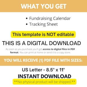 Choir Fundraiser Calendar, Pick a Date to Donate, Cash Calendar, Choir ...
