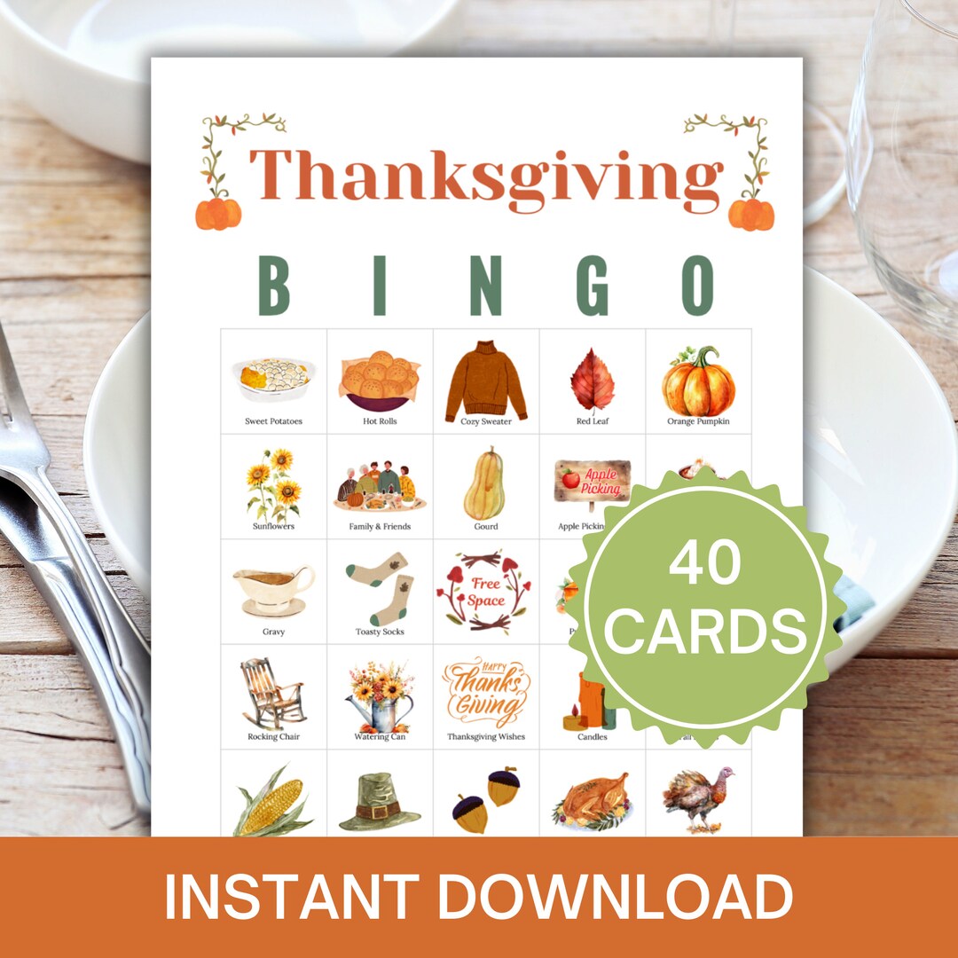 Thanksgiving Bingo, Thanksgiving Printable, Homeschool Printable, Fall ...